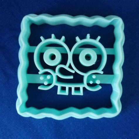 Download Free Stl File Spongebob Cookie Cutter • Model To 3d Print ・ Cults