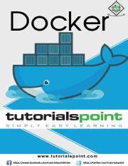 Docker Tutorial Pdf Docker About The Tutorial This Tutorial Explains