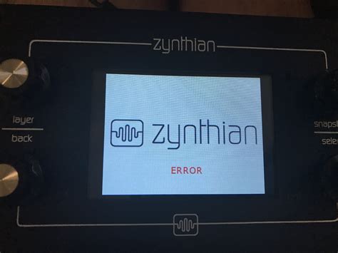 Just Built A Zynthian And Cant Get Past An Error Screen Page 2