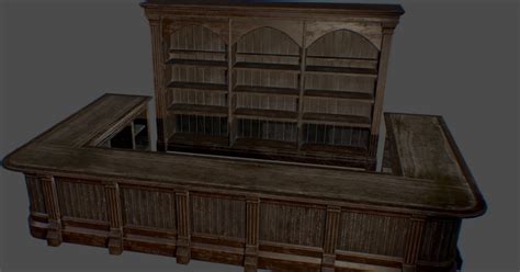 Bar Counter 3d Furniture Unity Asset Store