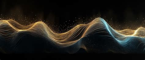 Premium Ai Image Dynamic Digital Wave Background