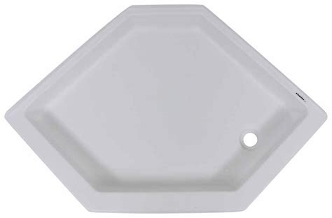 Better Bath 32 X 32 Neo Angle Rv Shower Pan Right Drain 5 Rise White Lippert Components