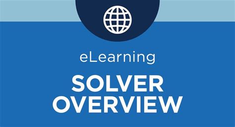 This Weeks Afternoon Academy Class Introduces Solvers Process Manager