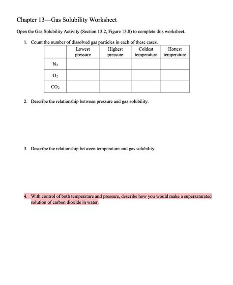 Solved Chapter 13—gas Solubility Worksheet Open The Gas