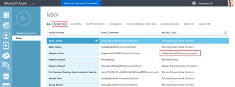 Aad Connect Ad Objekte Mit Azure Active Directory Synchronisieren