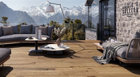 Pavimento In Gres Porcellanato Effetto Legno Rustico Nut Timeless R11