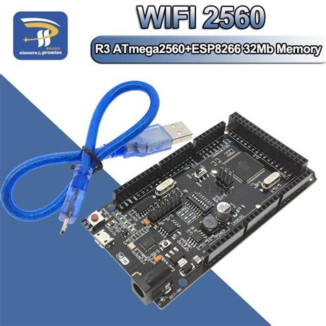 Mega2560 Wifi R3 Atmega2560 Esp8266 หน่วยความจํา 32mb Usb Ttl