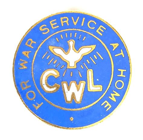 Sally Bosleys Badge Shop Catholic Womens League Cwl For War Service
