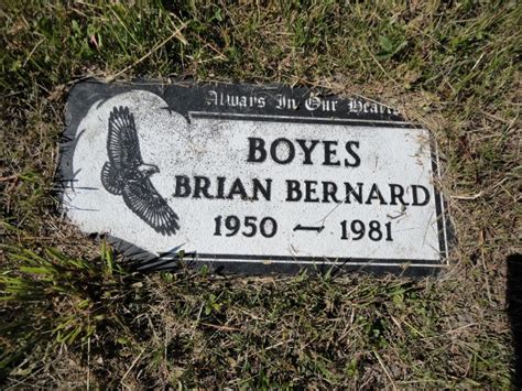 Brian Bernard Boyes 1950 1981 Find A Grave Memorial
