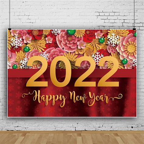 Buy Yeele X Ft Happy New Year Backdrop Luxury Peony Flower Chinese New Year Backdrop