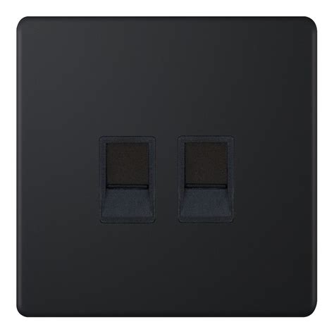 5mplus 841 2 Gang Rj45 Computer Data Socket Selectric Uk