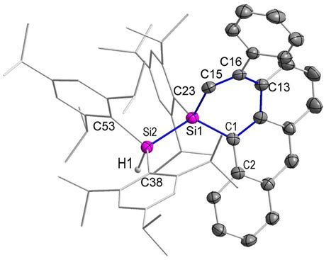 Molecular Structure Of 125 In The Solid State Thermal Ellipsoids At