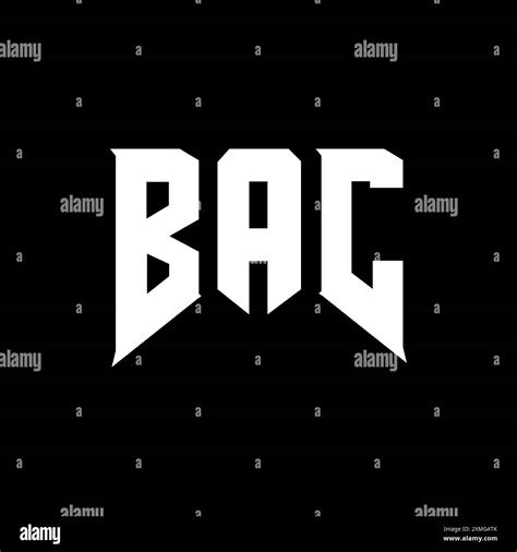 Bac Letter Logo Design For Technology Company Bac Logo Design Black
