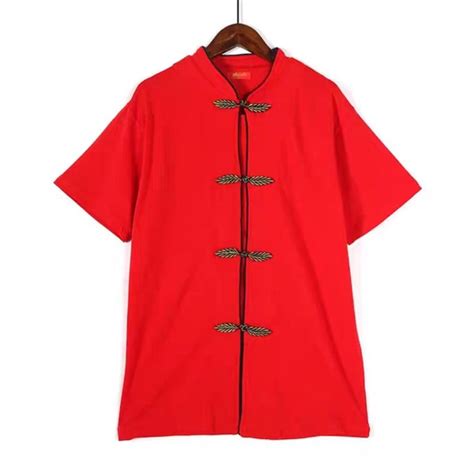 Men Samfu Traditional Costume Dragon Samfu Plus Size Chinese New Year Clothes Sam Fu Baju Raya