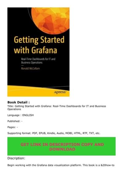 Get ️pdf️ Download Getting Started With Grafana Real Time Dashboards