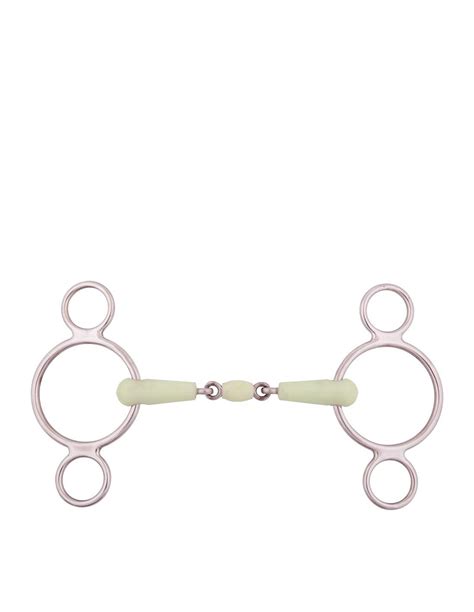 Br Double Jointed Three Ring Gag Apple Mouth Horse And Rider