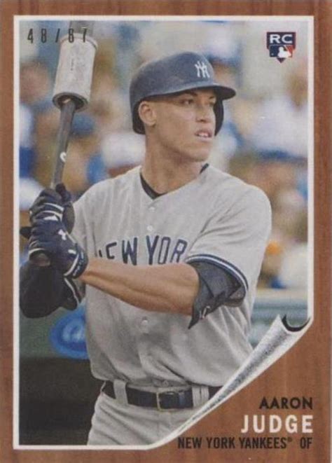 2017 Topps Transcendent Topps History Aaron Judge Vip Party Aaron