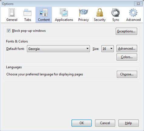 How To Use A Custom Font To Display Sites In Firefox GHacks Tech News