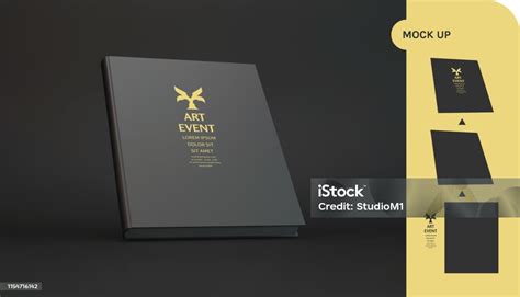 현실적인 책 이랑 표지 디자인 서식 파일입니다 투시 뷰 3d 벡터 일러스트입니다 모형에 대한 스톡 벡터 아트 및 기타 이미지 모형 실물 모형 책표지 Istock