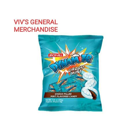 Jack N Jill Dynamite Choco Mint Flavored Candy 50s Shopee Philippines