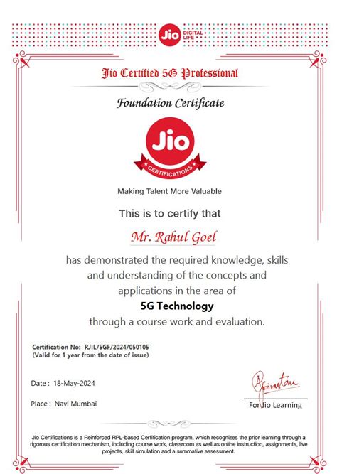 Rahul Goel On Linkedin 5g Professional Certificate