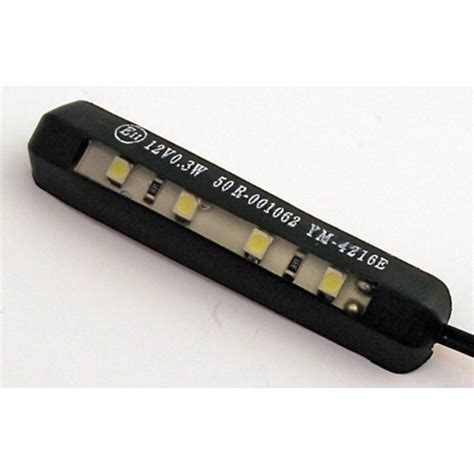 Éclairage de plaque dimmatriculation moto SHIN YO LED accessoires support de plaque moto chez