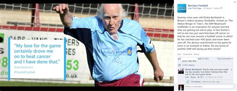 79 Year Old Dickie Borthwick Britains Oldest Amateur Footballer R
