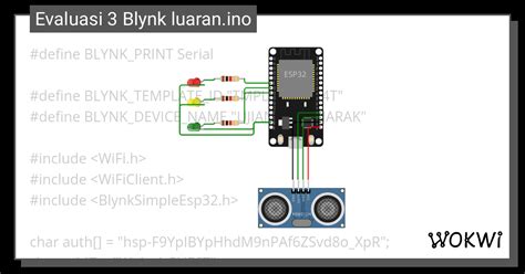 Evaluasi 3 Blynk Luaran Ino Wokwi ESP32 STM32 Arduino Simulator