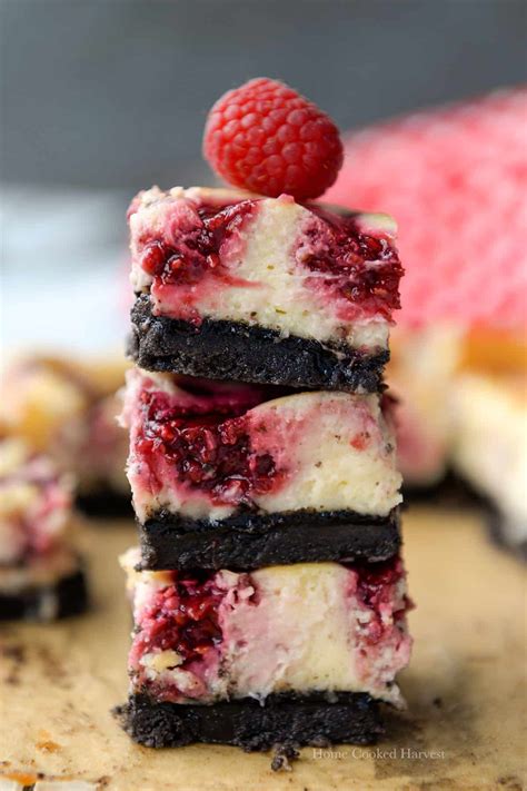 Raspberry Cheesecake Bars Home Cooked Harvest