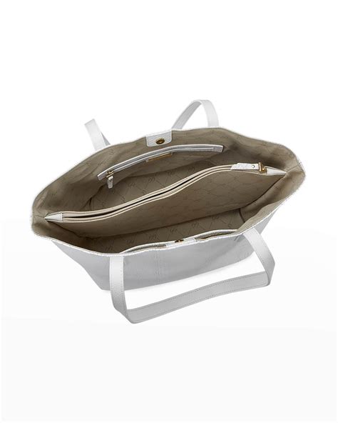 Gigi New York Teddy Python Print Tote Bag Neiman Marcus