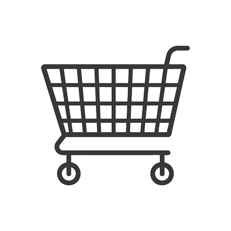 Premium Vector Minimalist Ecommerce Line Art Icon Logo Symbol