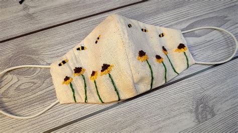 Embroidery Mask Tutorial Diy Face Mask Tutorial How To Make Face