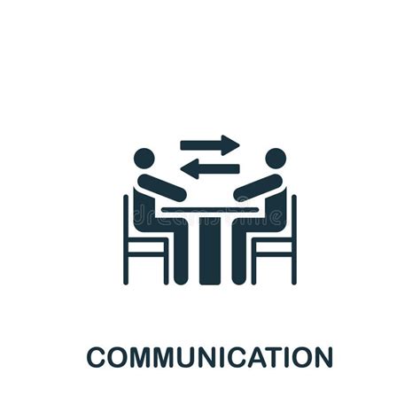 Communication Icon Monochrome Simple Life Skills Icon For Templates
