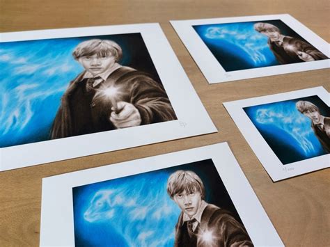 Fine Art Print Drawing By Ron Weasley In Limited Edition Numbered And