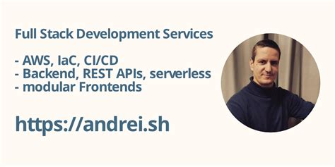 andrei cristof full stack developer for hire and content creator
