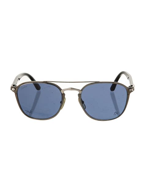 Cartier Oversize Gradient Sunglasses Gold Sunglasses Accessories