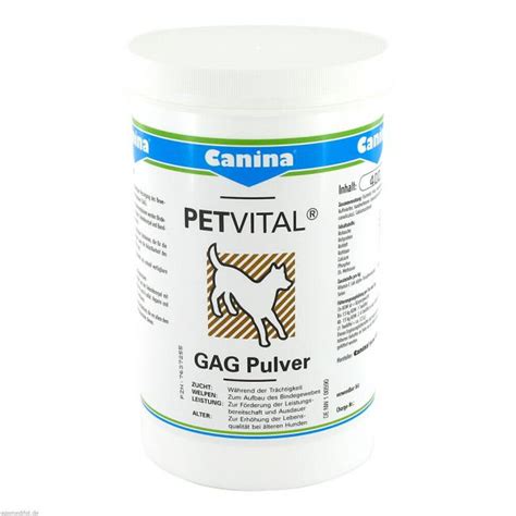 PETVITAL GAG Pulver f.Hunde (400 g) Preisvergleich, PZN 7637255 ...