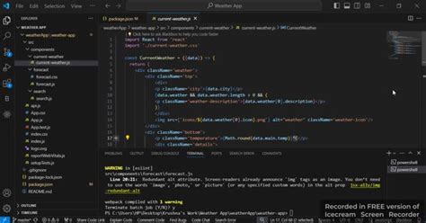Krushna Bawalge On Linkedin Weather React Webdesign Webdeveloper