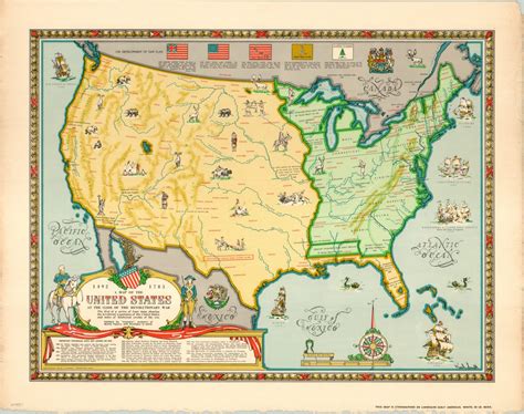 a map of the united states at the close of the revolutionary war