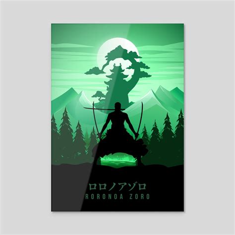 Zoro Roronoa Minimalist An Art Print By Illust Artz Inprnt