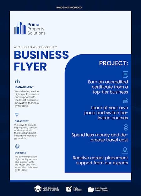Premium Psd Professional Psd Business Flyer Template For Modern Marketing