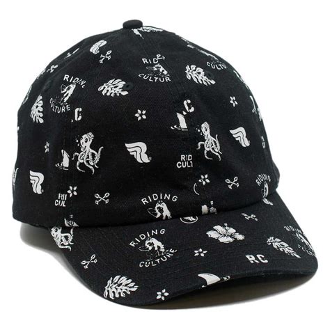 Riding Culture Ocean Dad Cap Black Motardinn