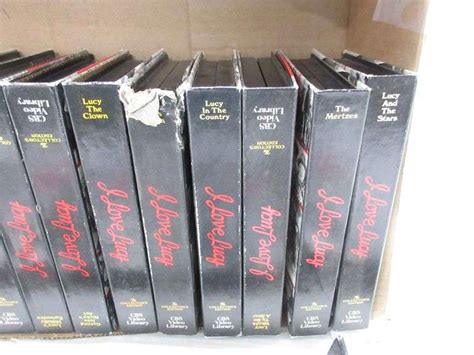 19 I Love Lucy Vhs Tapes Albrecht Auction Service