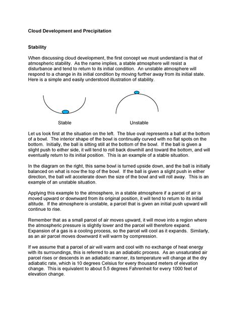 5 Cloud Development And Precipitation Cloud Development And