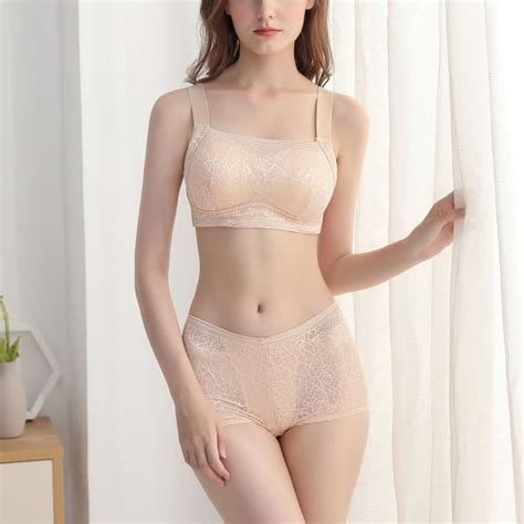 Soutien gorge sexy rassemble des sous vêtements en jacquar d sans bordure en dentelle pour