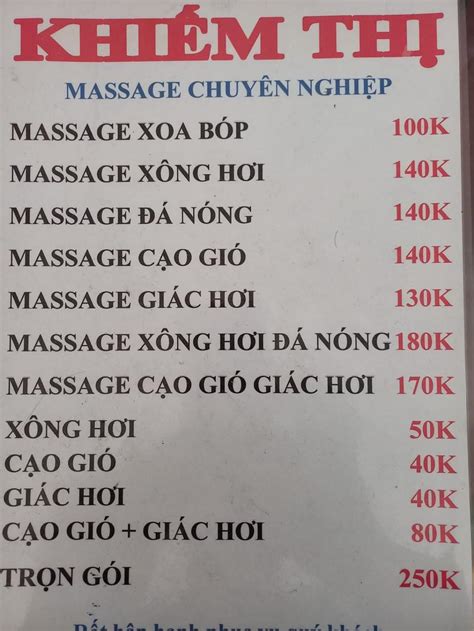 Top 8 Địa Chỉ Massage Người Khiếm Thị Uy Tín Lành Mạnh Tại Thành Phố