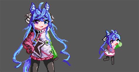 ドット絵 无题 角卷嘎嘎米のイラスト Pixiv