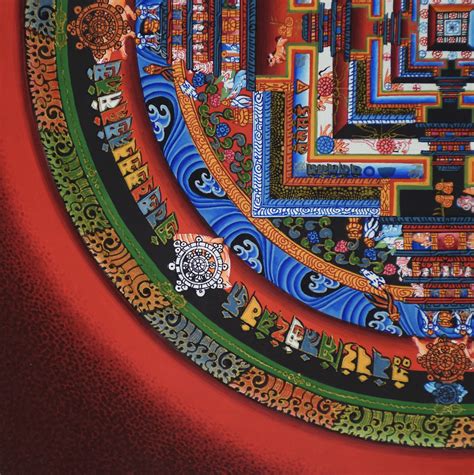 Small Kalachakra Mandala Thangka