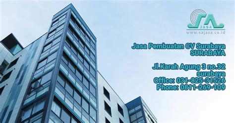 Jasa Pembuatan CV Surabaya Sajasa