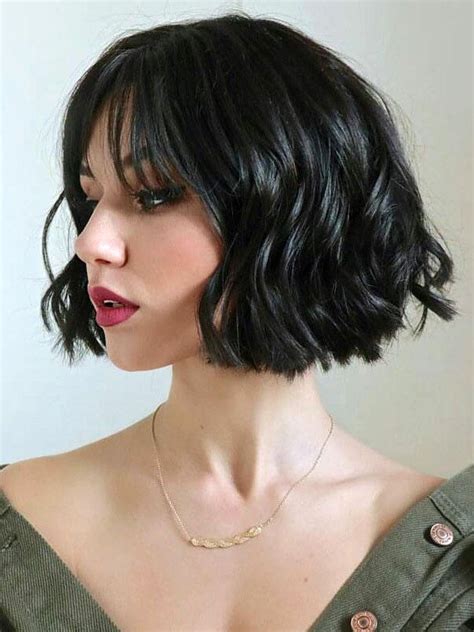 15 Simple Short Bob With Bangs Hairstyles For Women